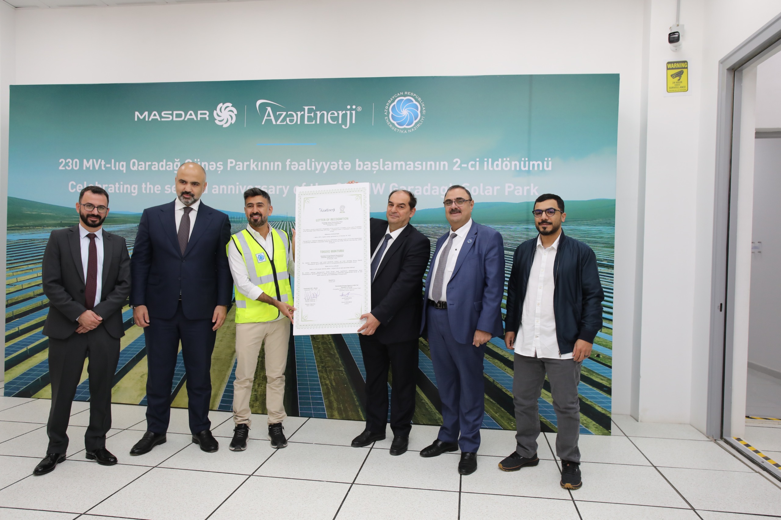 1 billion kWh of electricity was generated at the Garadagh Solar Power ...